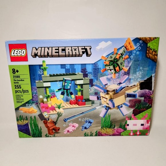 Lego | Toys | New Lego Minecraft The Guardian Battle Set 218 Coral Fish ...